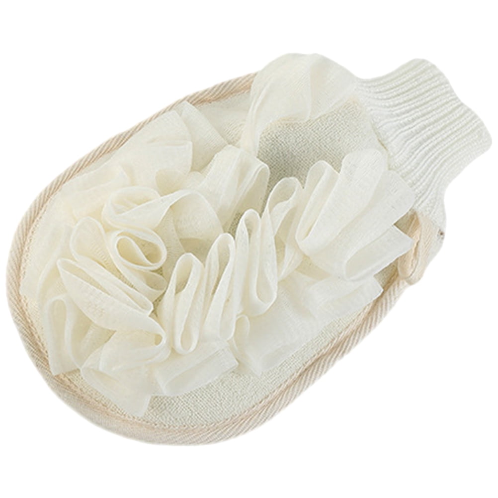 Double Sided Skin Scrubbing Glove Shower Mitt Exfoliating Mitten for ...