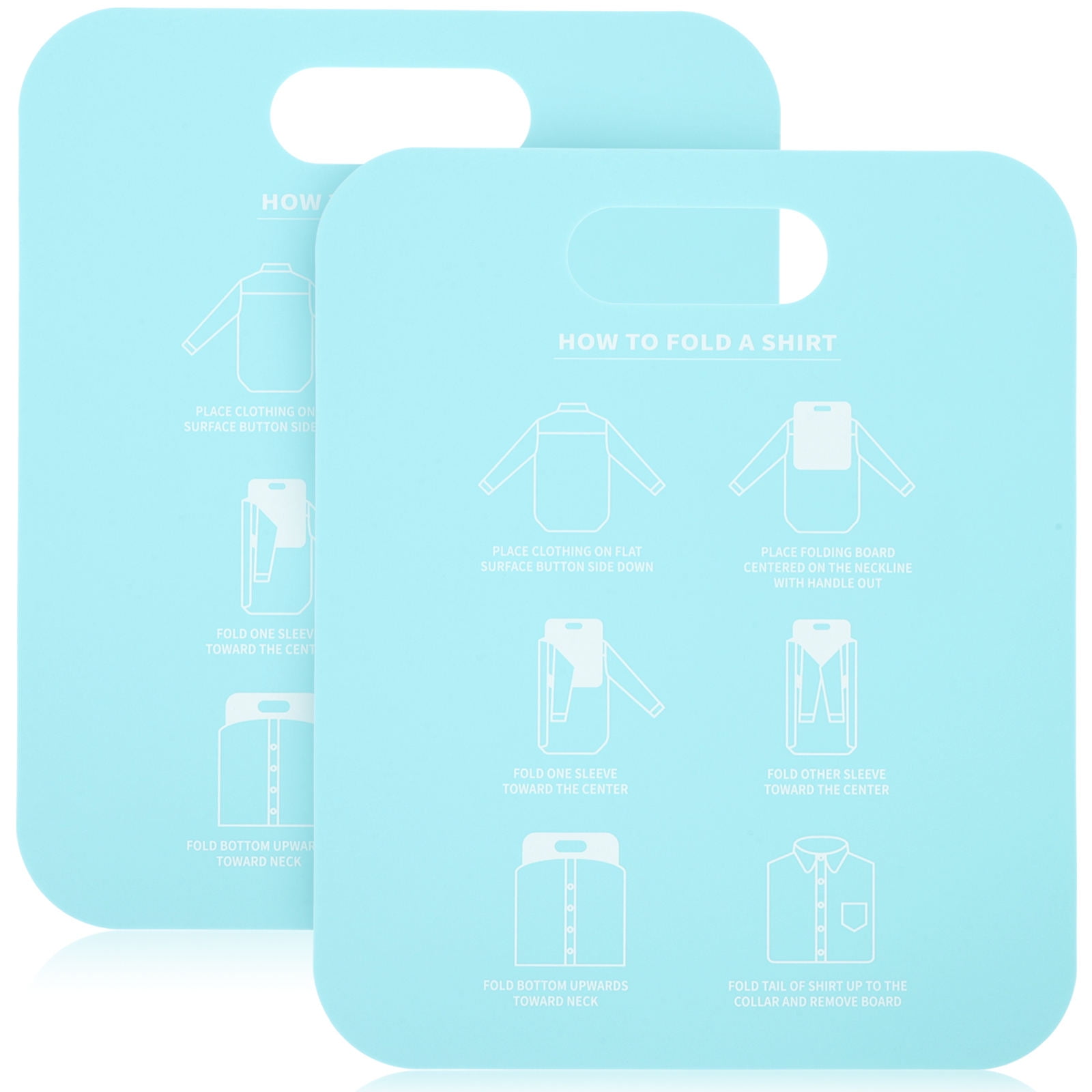 HOMEMAXS Skyblue PP Garments Folding Board for Home Spaceefficient ...