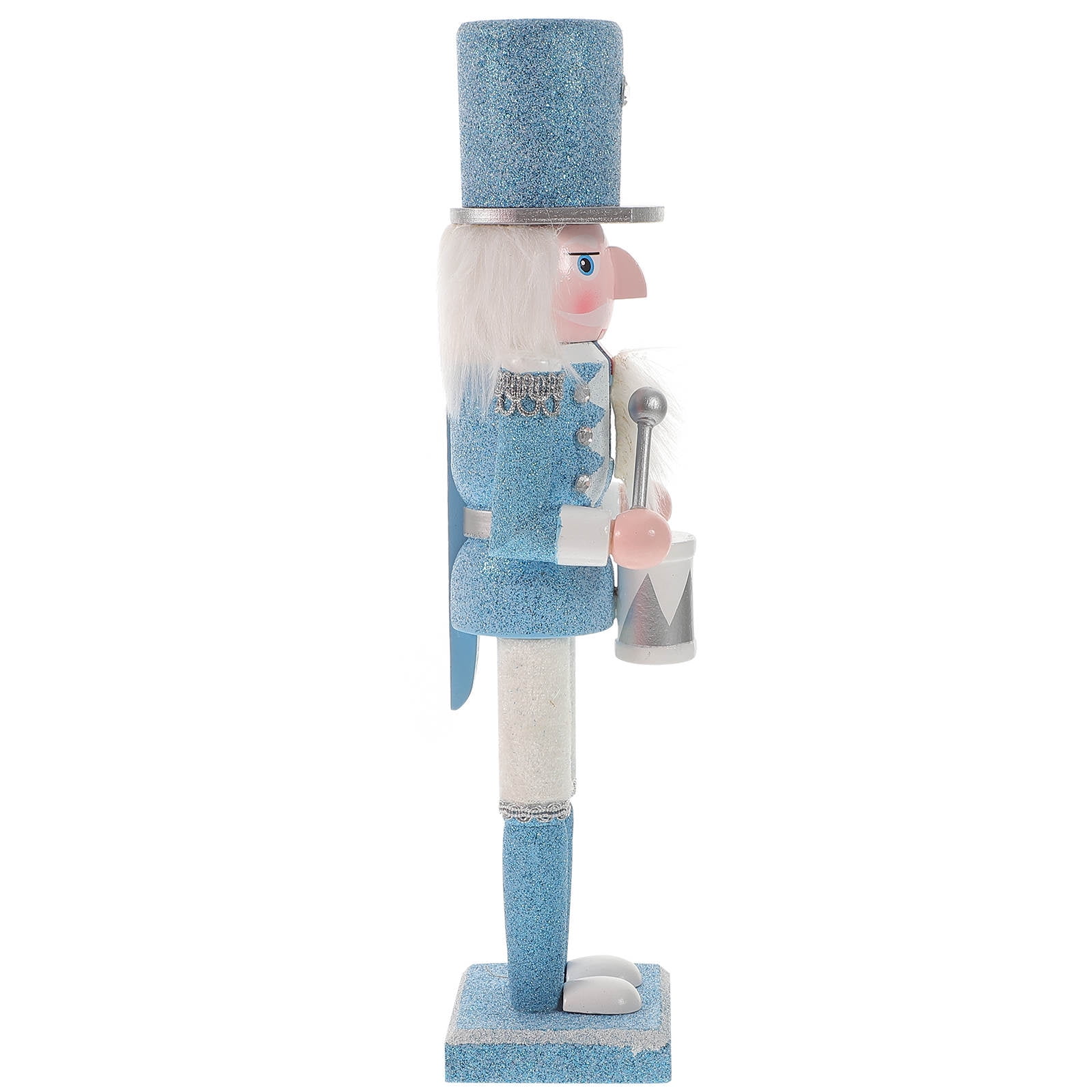 HOMEMAXS Skyblue Wooden Nutcracker Figurine for Decor Sturdy and with ...