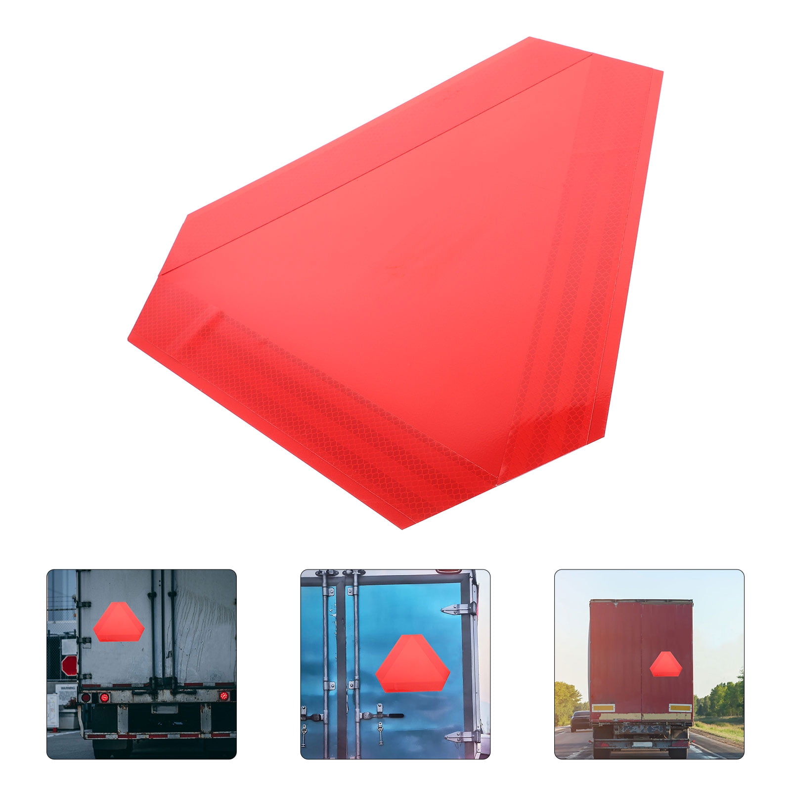 HOMEMAXS Slow Moving Vehicle Sign Reflective Slow Moving Sign Triangle ...