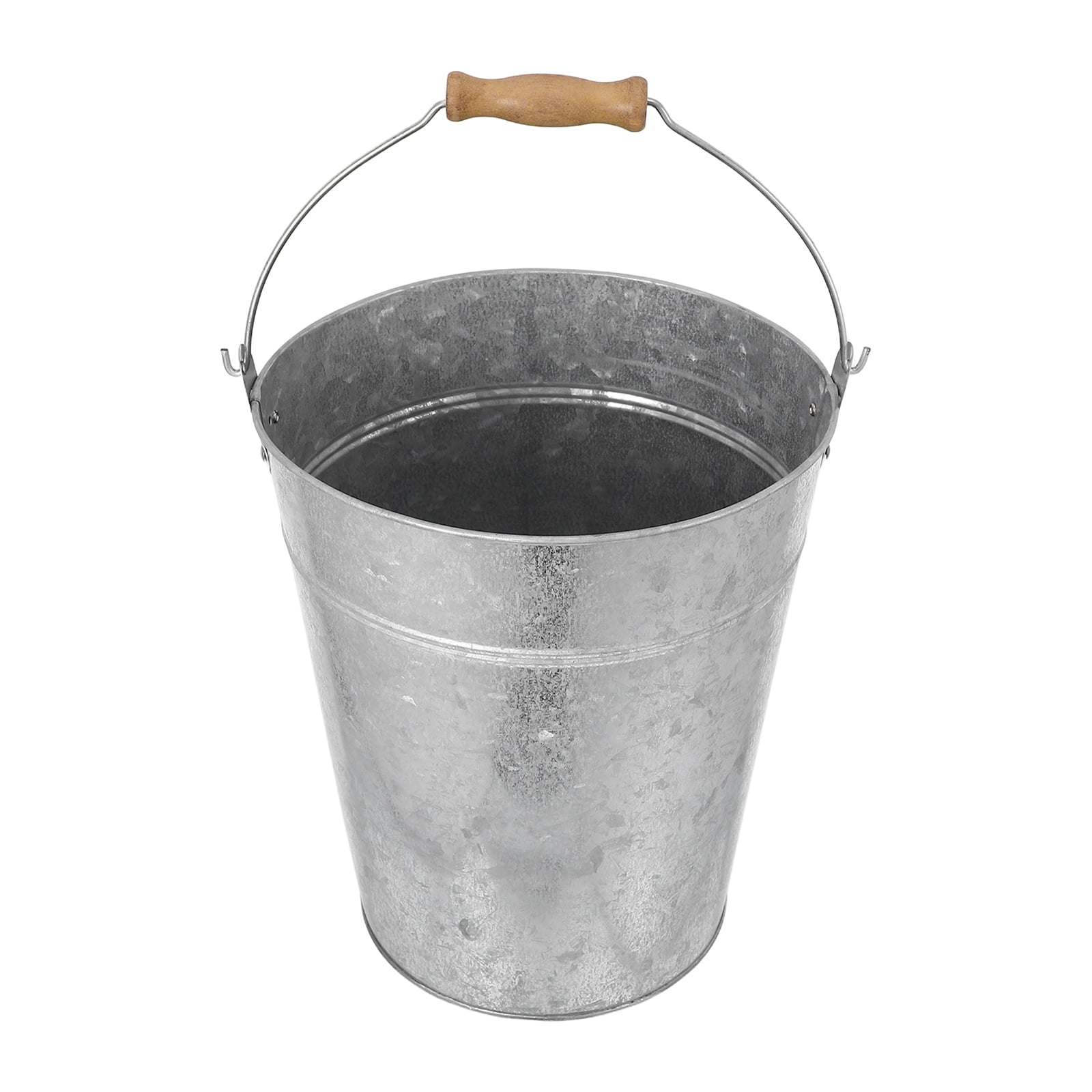 HOMEMAXS Small Galvanized Metal Buckets With Handles Rustic Tin Pails ...