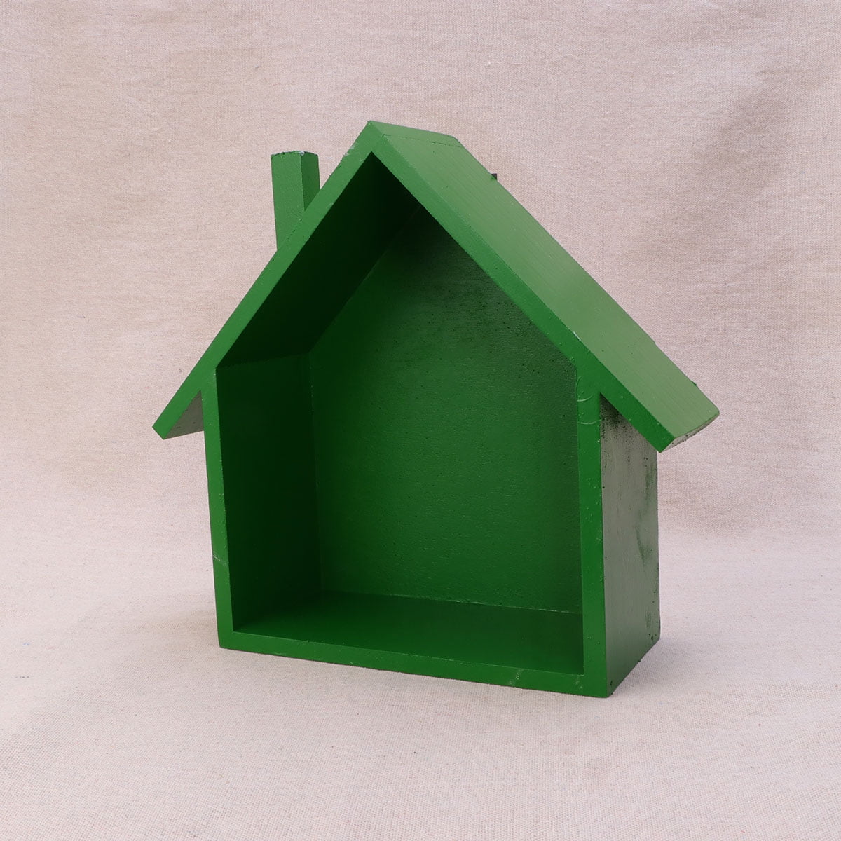 HOMEMAXS Small House Shaped Wall Shelf for Storage Use Made of Timber ...