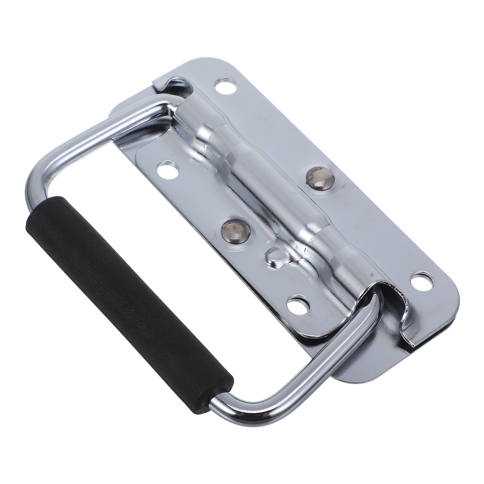 HOMEMAXS Small Metal Handles Grab Bar Folding Foldable Toolbox Silver ...