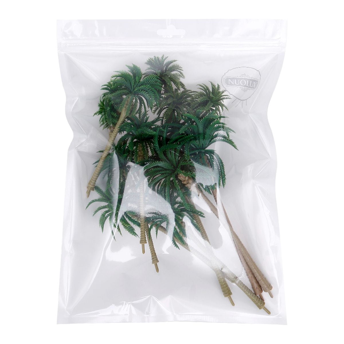 HOMEMAXS Small Palm Tree Miniature Palm Tree Figurine Scenery Model 16 ...