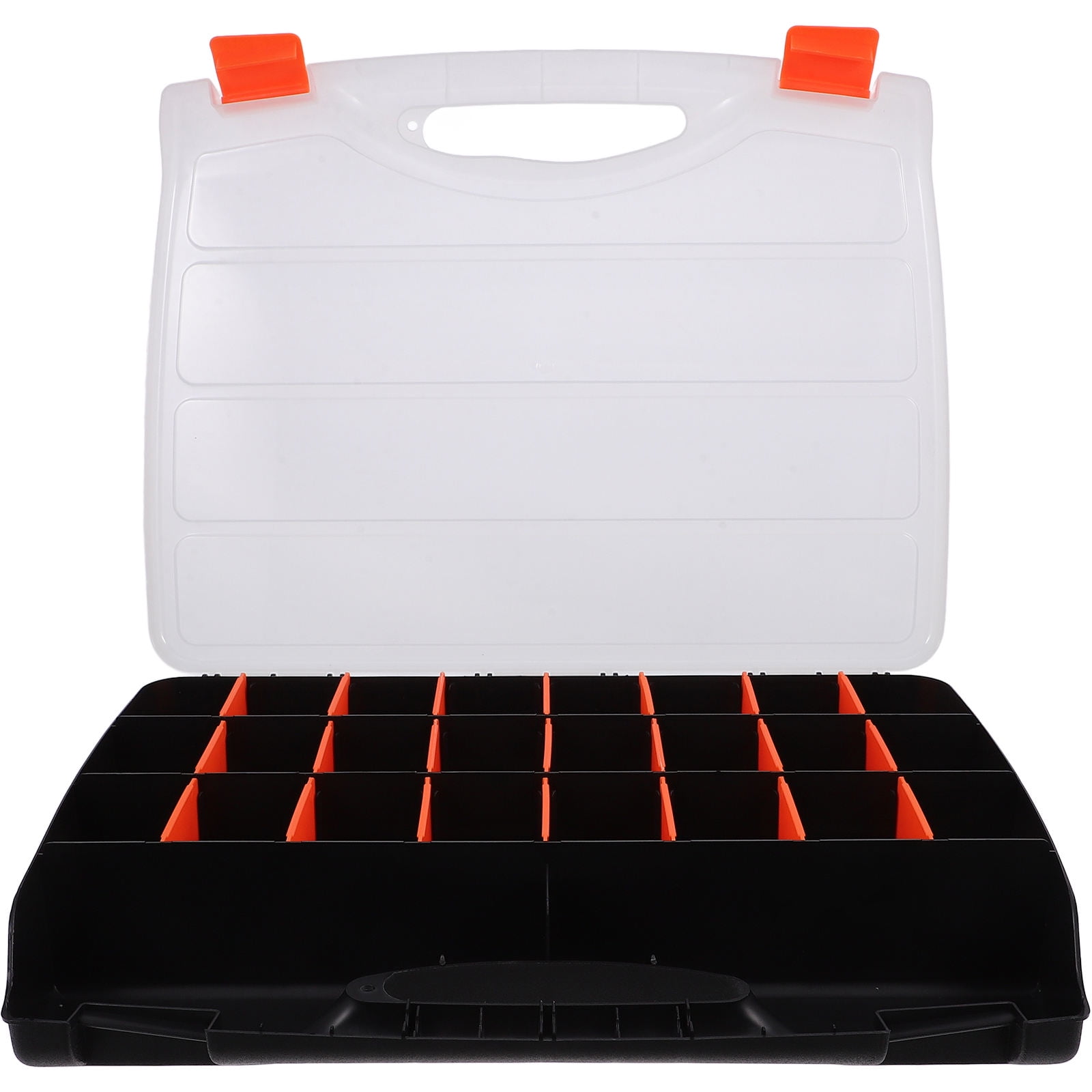 HOMEMAXS Small Parts Organizer With Removable Dividers And Handle Tool ...