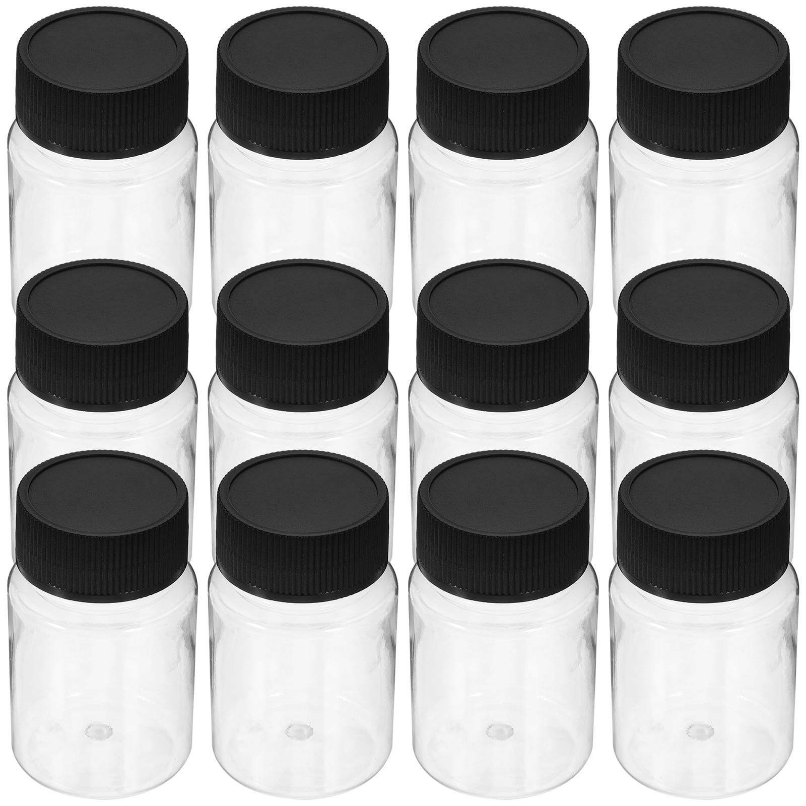 RUNROTOO PET Water Sampling Bottles Transparent 12Pcs 2.75X1.57X1.38in ...