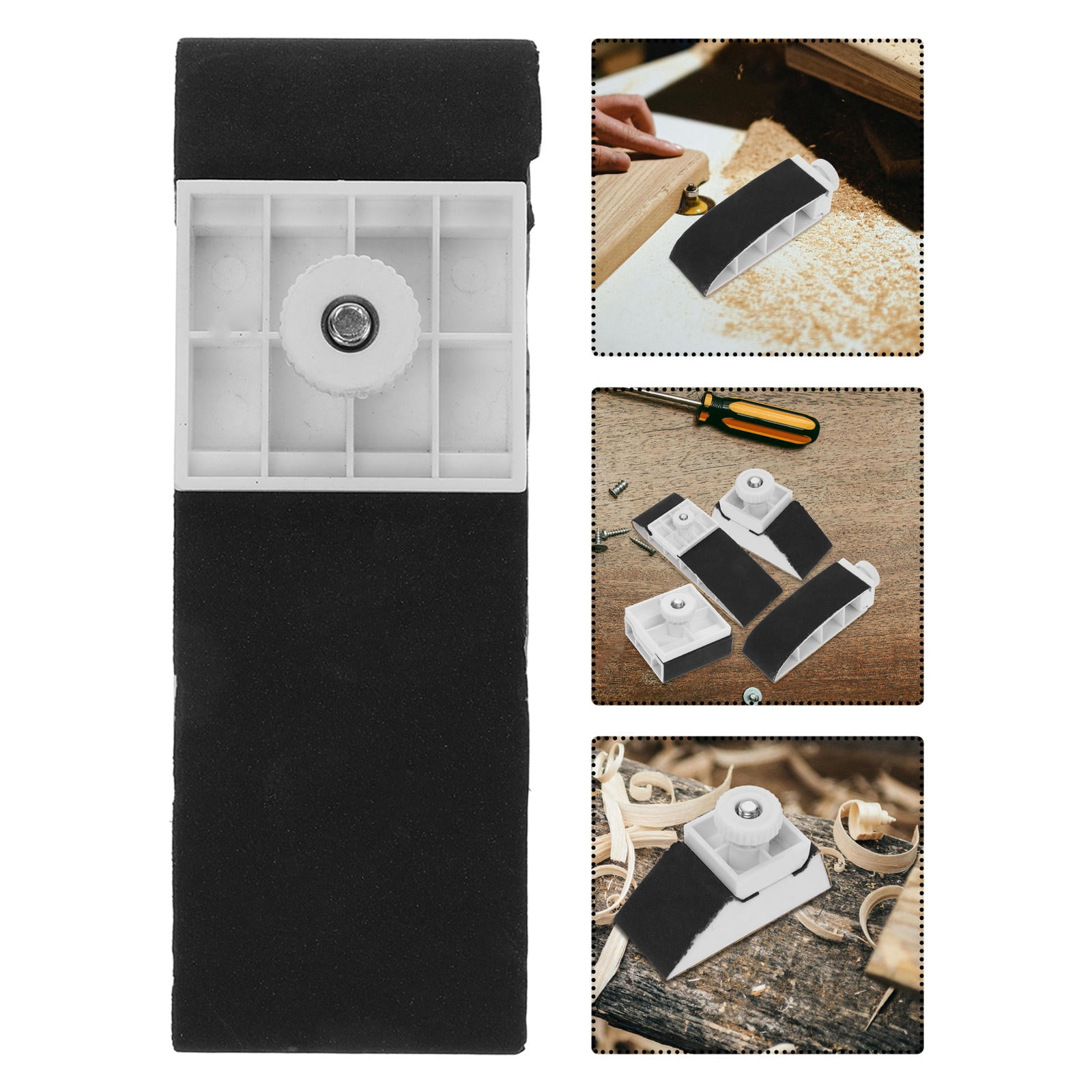 HOMEMAXS Small Sanding Tool Sandpaper Sander 15.00X5.10X3.80CM ...