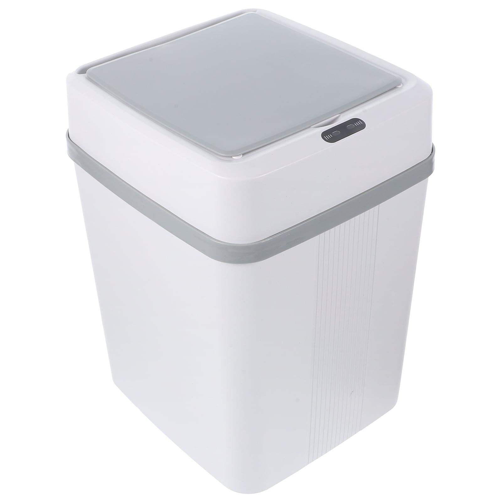 HOMEMAXS Smart Trash Bin with Lid Intelligent Trash Bin Large Capacity ...