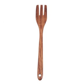 Wood and Stainless Steel Cooking Forks for Grilling and Serving