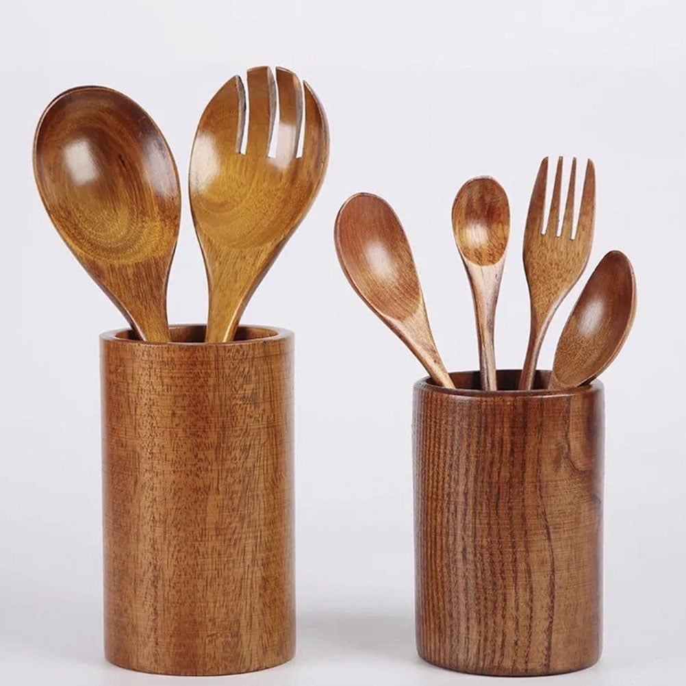 HOMEMAXS Solid Wood Chopstick Holder Chopsticks Case Finger Large ...