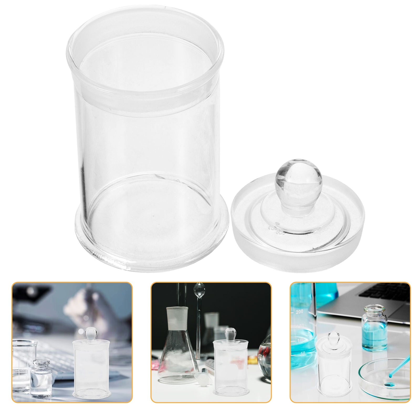 VERDANVERSE Glass Reagent Bottle Specimen Bottle Glass 1Pcs - Walmart.com