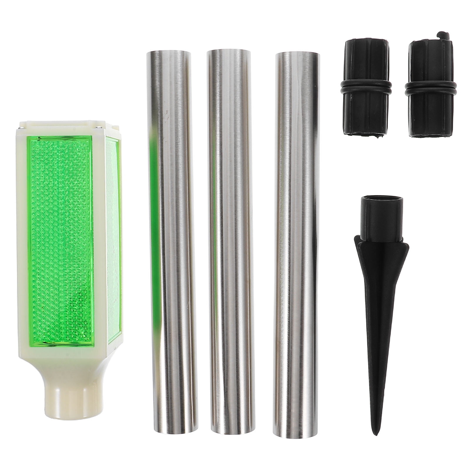 HOMEMAXS Splashproof Solar Powered Road Barrier Light Outdoor Led ...