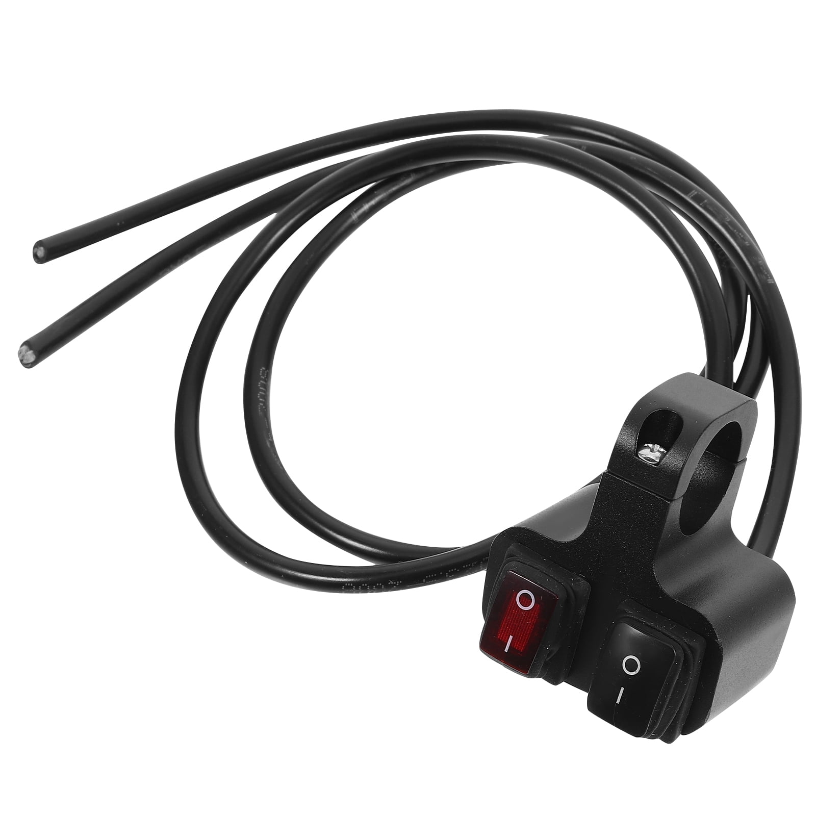 IFANLANDOR Aluminum Alloy Motorcycle Headlight Indicator Switch Black ...