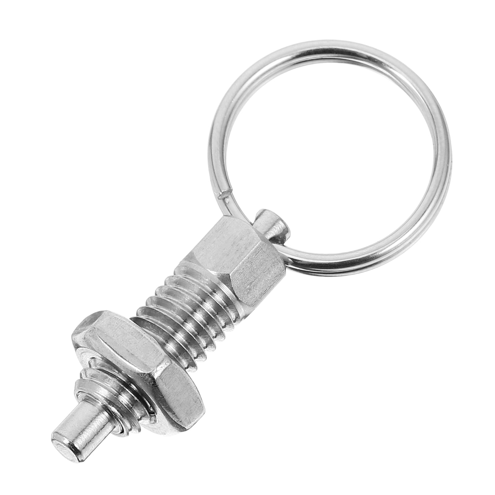 HOMEMAXS Spring Latch Pin With Pull Ring Stainless Steel Spring Loaded ...