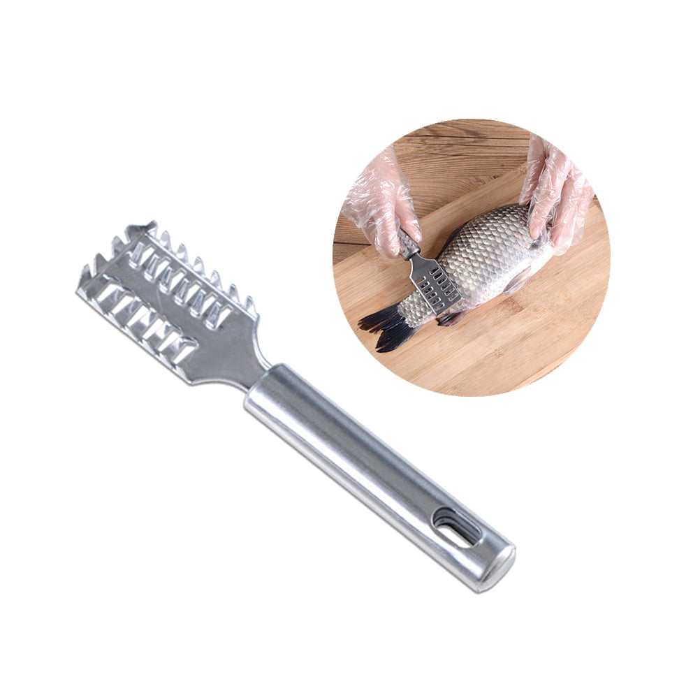 HOMEMAXS Staineless Steel Living Fish Scale Shaver Fish Scale Scraper ...