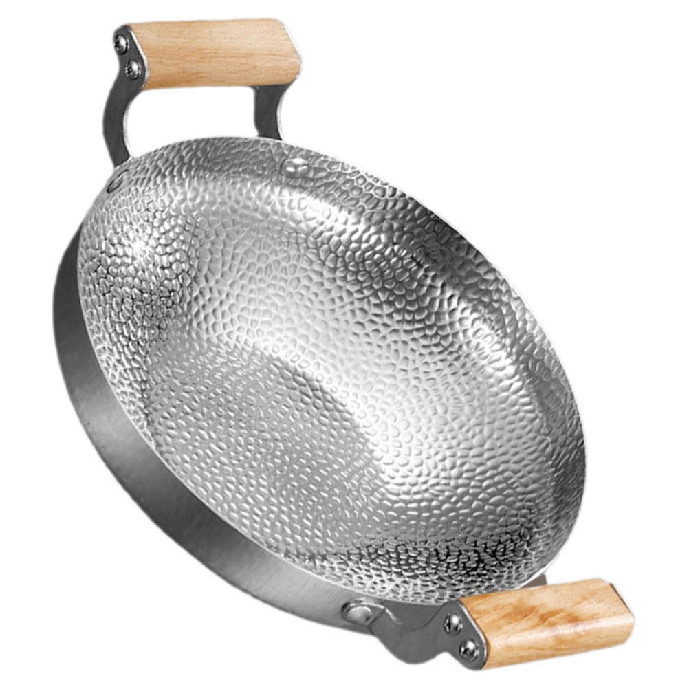 HOMEMAXS Stainless Steel Cooking Pot with Wooden Handles for Kitchen ...