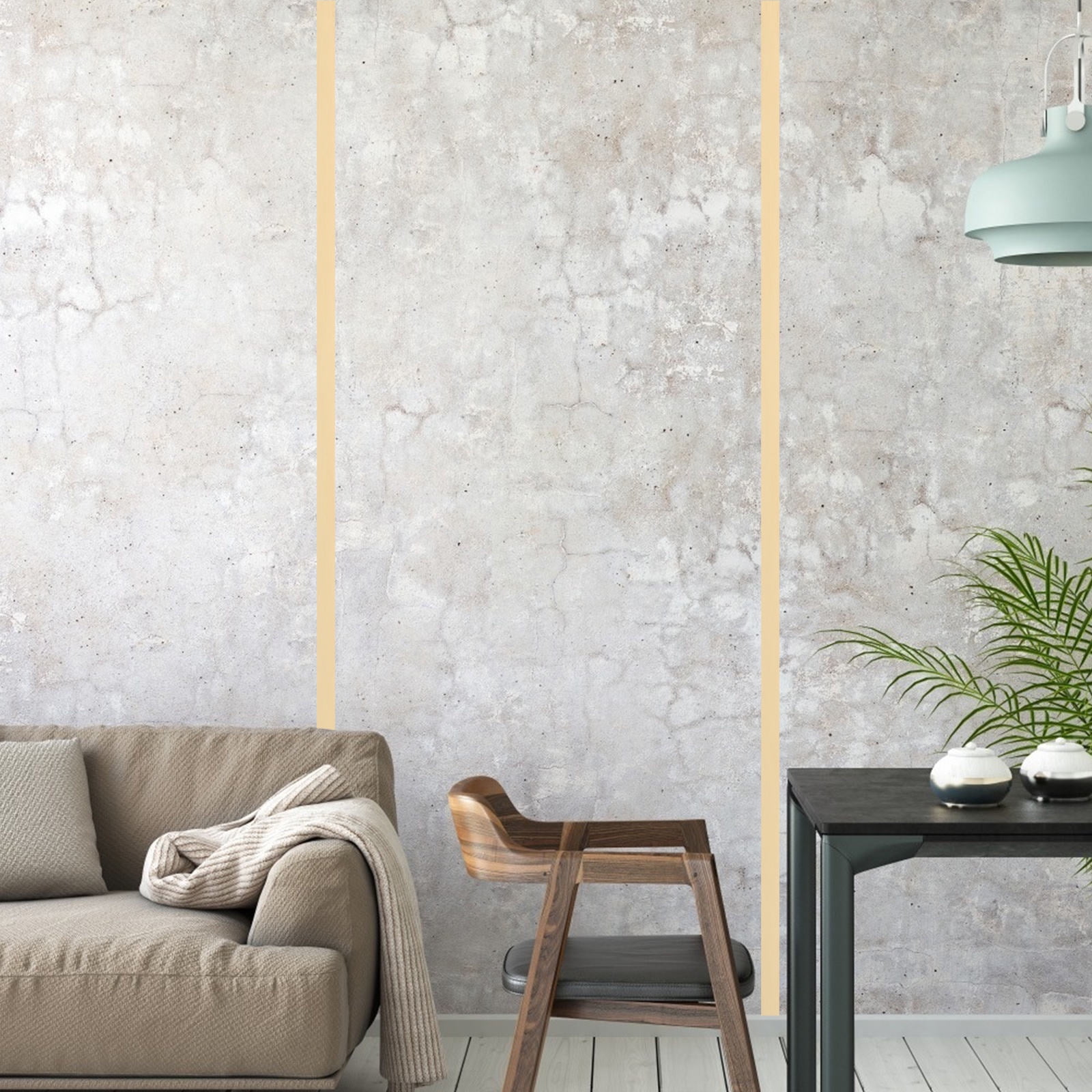 WEUVEB Stainless Steel Trim Wall Molding Trim Golden 1Set For Diy ...