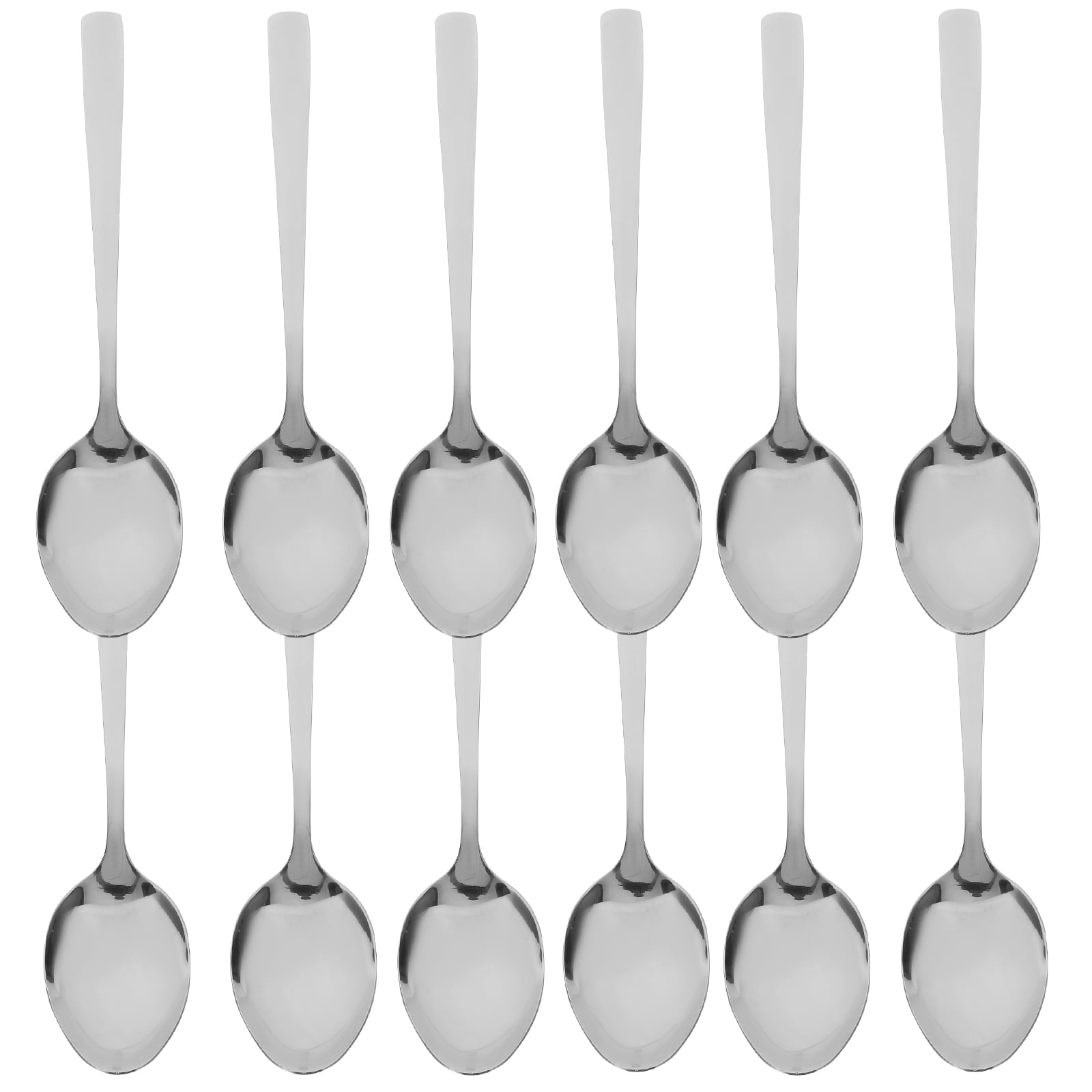 HOMEMAXS Stainless Steel Dinner Spoons for Eating with Comfortable ...