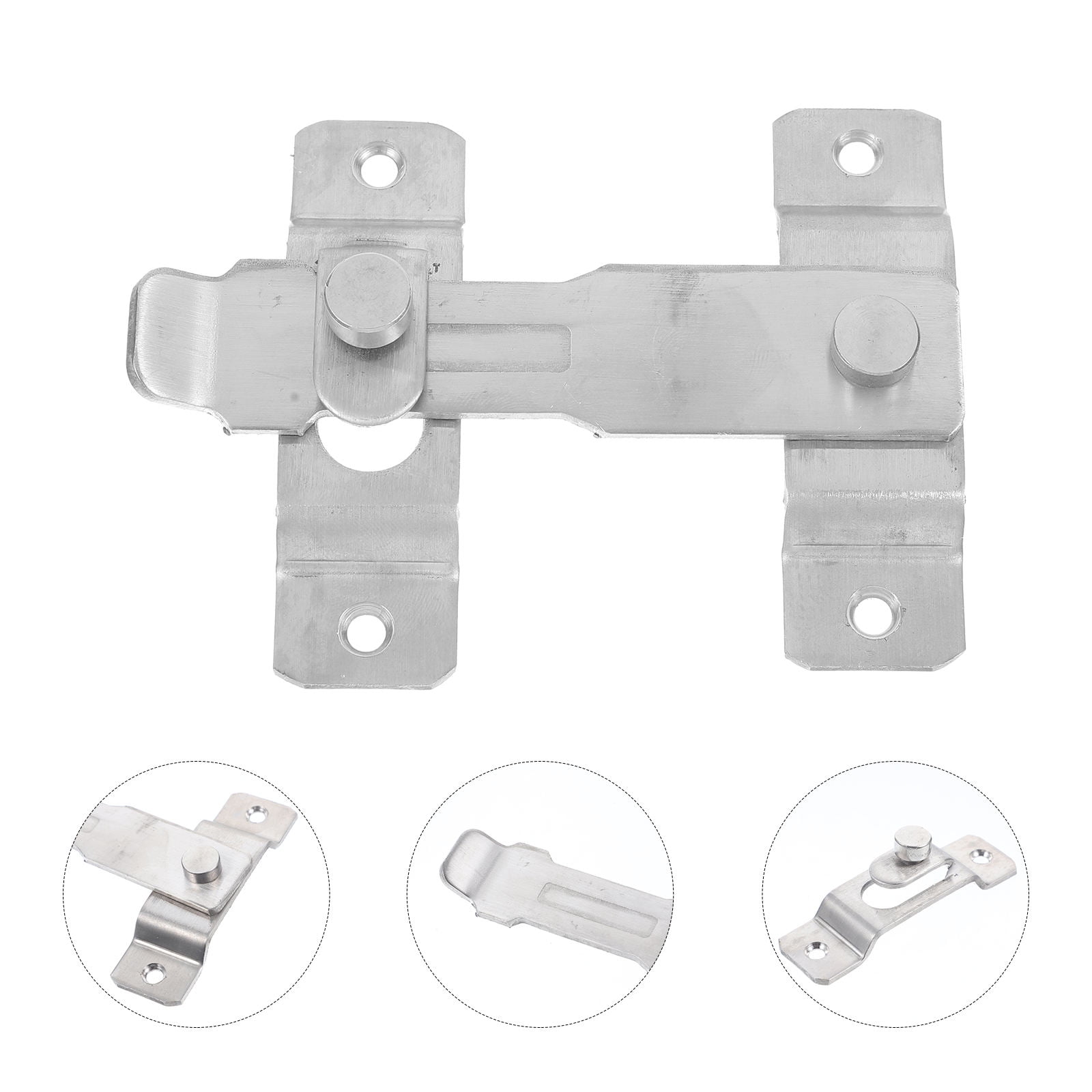 Stainless Steel Door Buckle Flipping Latch 90 Degree Gate Latch Safety ...