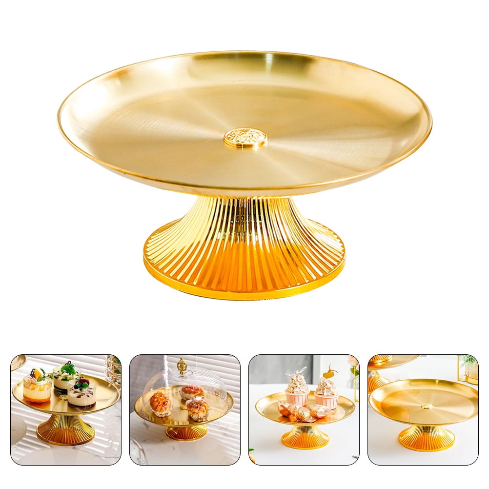HOMEMAXS Stainless Steel Fruit Serving Plate Footed Dried Fruit Tray ...