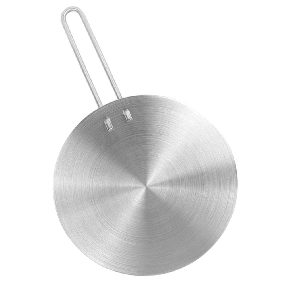 HOMEMAXS Stainless Steel Induction Plate Adapter for Kitchen Use Silver ...