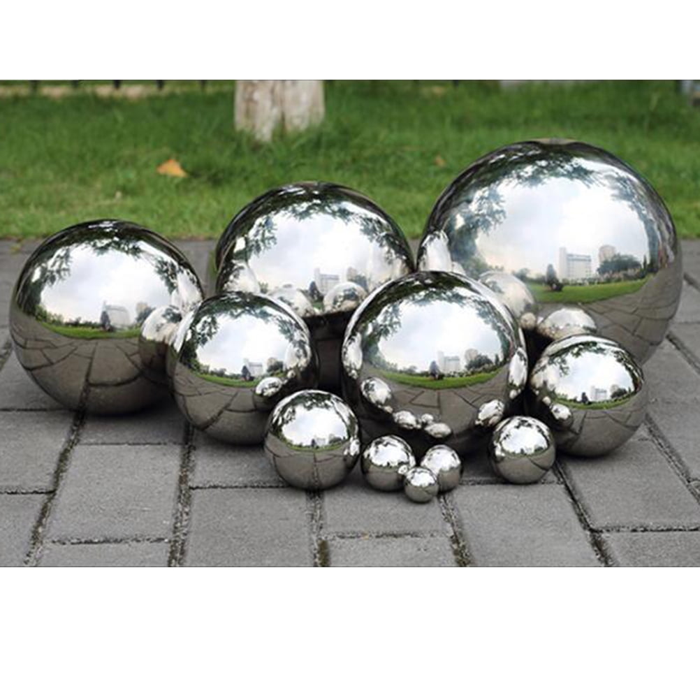 HOMEMAXS Stainless Steel Mirror Polishing Ball for Home and Garden ...