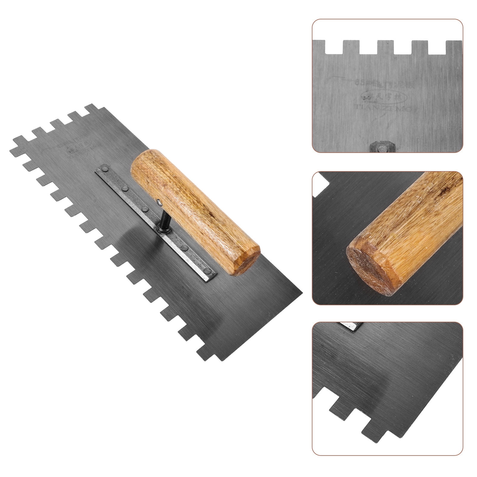 HOMEMAXS Stainless Steel Mud Trowel Construction Tools Laying Concrete ...