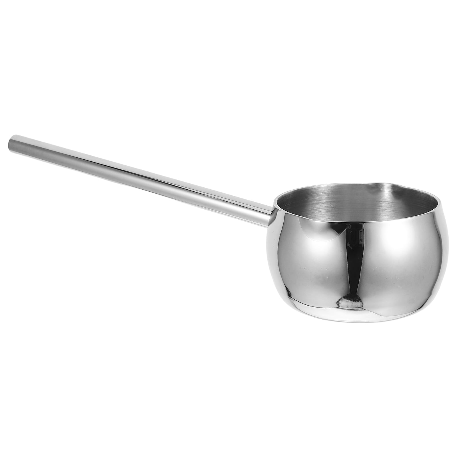 HOMEMAXS Stainless Steel Oil Pouring Pot with Long Handle Small Oil ...