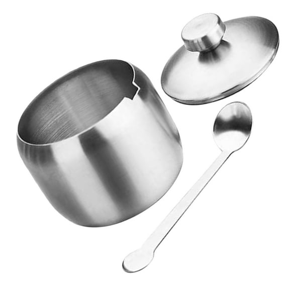 HOMEMAXS Stainless Steel Seasoning Box European Style Condiment ...