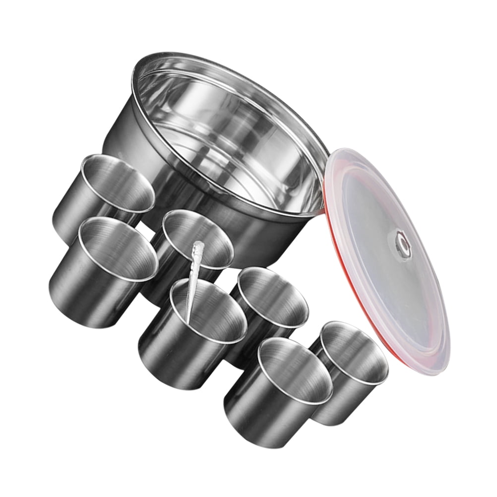 HOMEMAXS Stainless Steel Spice Container with Enough Capacity for ...
