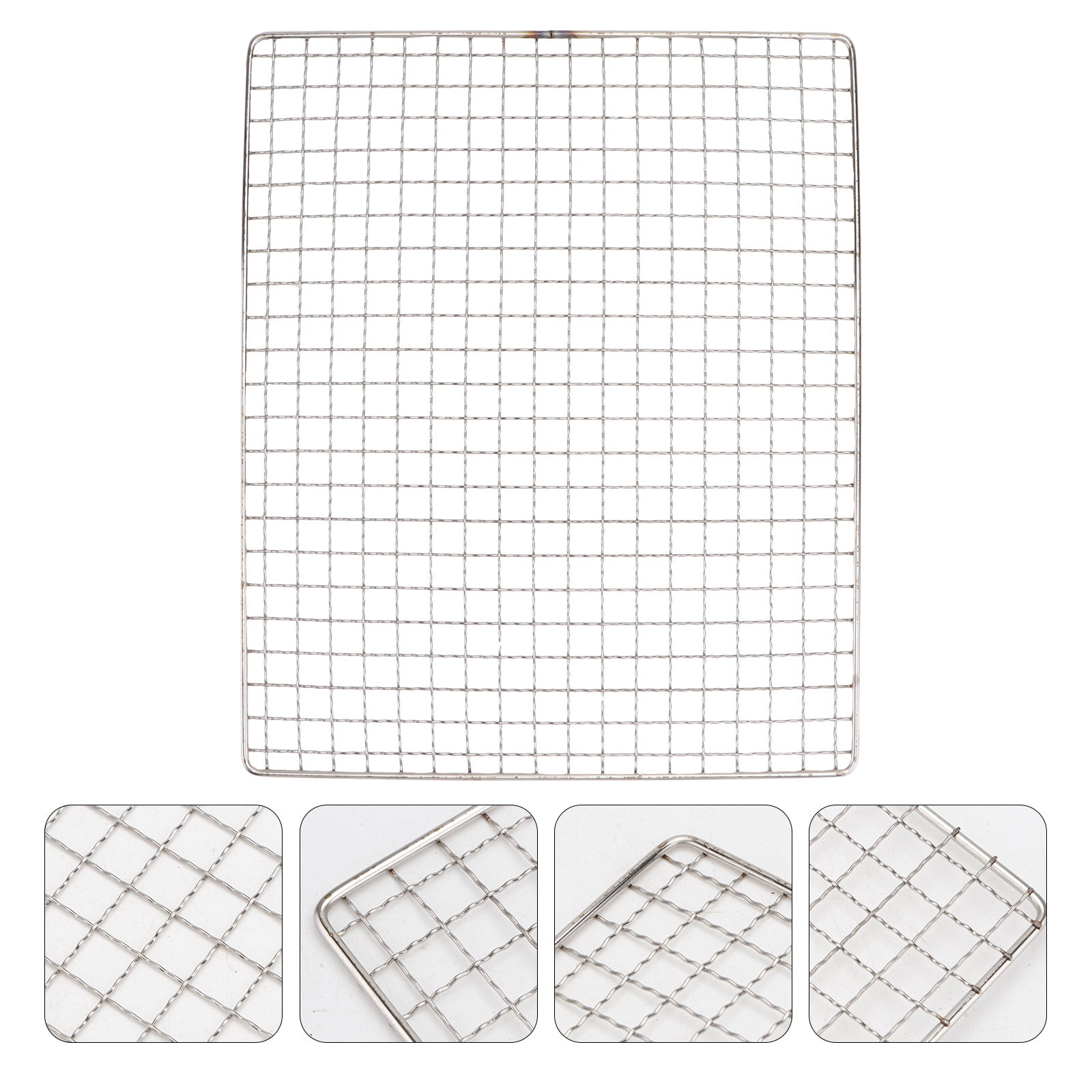 HOMEMAXS Stainless Steel Squares Holes Grill Barbecue Wire Mesh ...