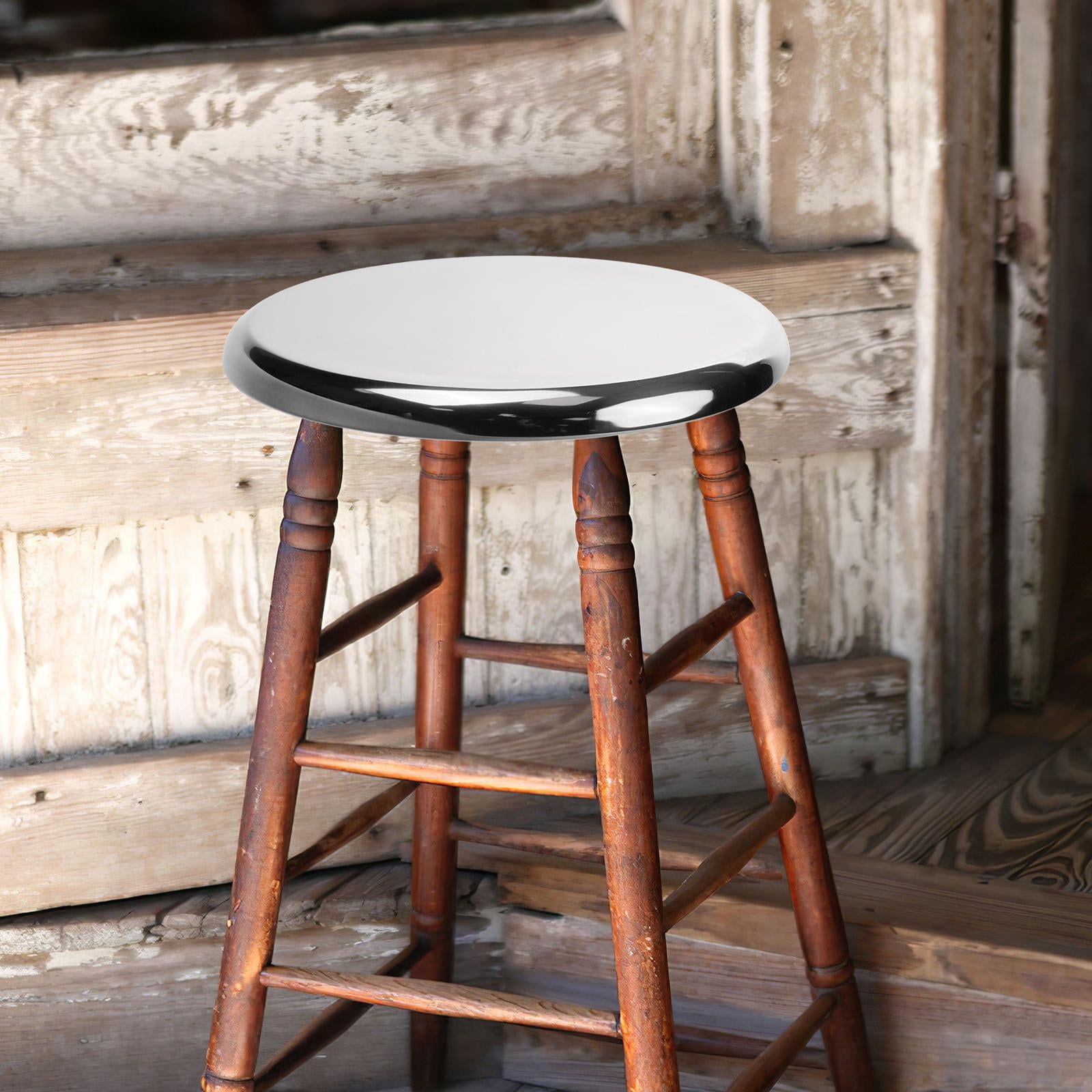 HOMEMAXS Stainless Steel Stool Seat Bar Round Seat Replacement Bar ...