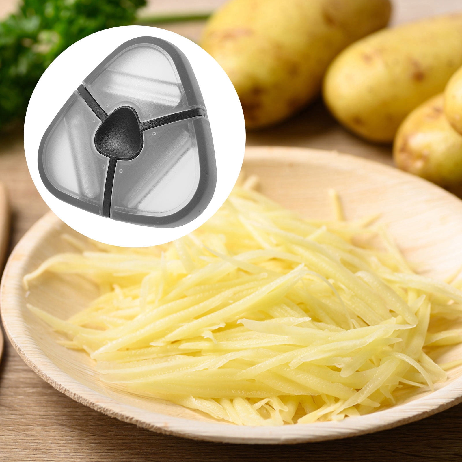 HOMEMAXS Stainless Steel Vegetable Slicer Ginger Grater Kitchen ...