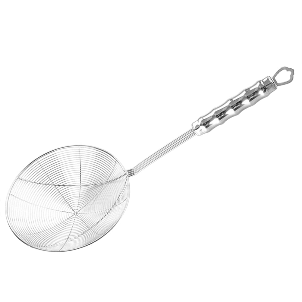 HOMEMAXS Stainless Steel Wire Mesh Colander Long Handle Strainer ...