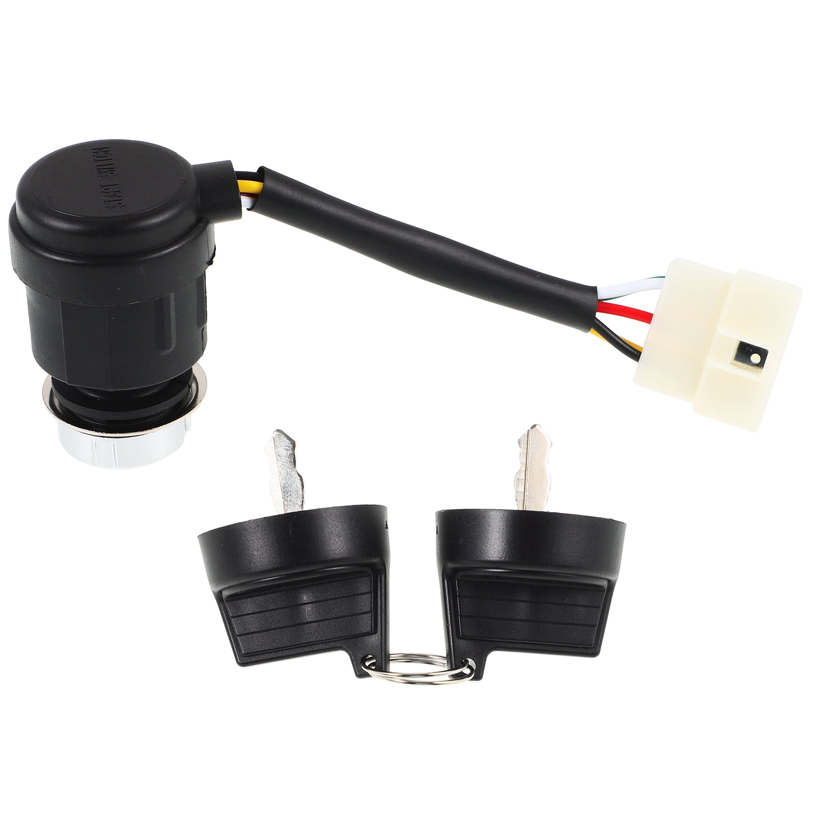 HOMEMAXS Start Key Switch Ignition Replacement Automotive Cars Black ...