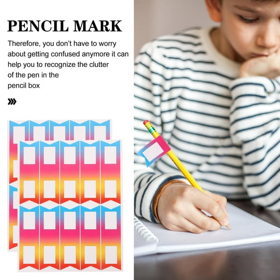 Stationery Label Sticker Blank Stickers Pen Labels Office - Walmart.com