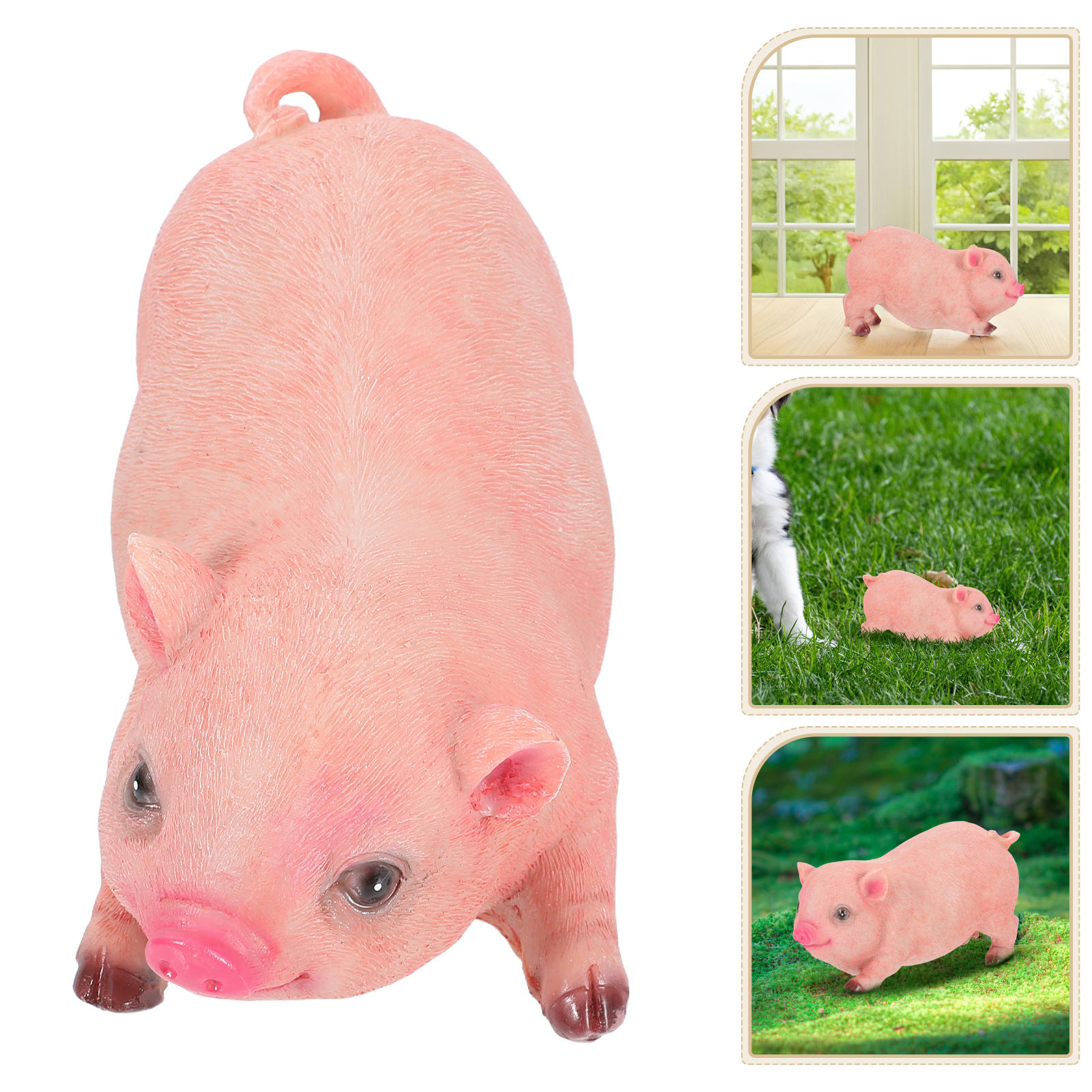 Statue Simulated Piggy Ornament Front Porch Decor - Walmart.com