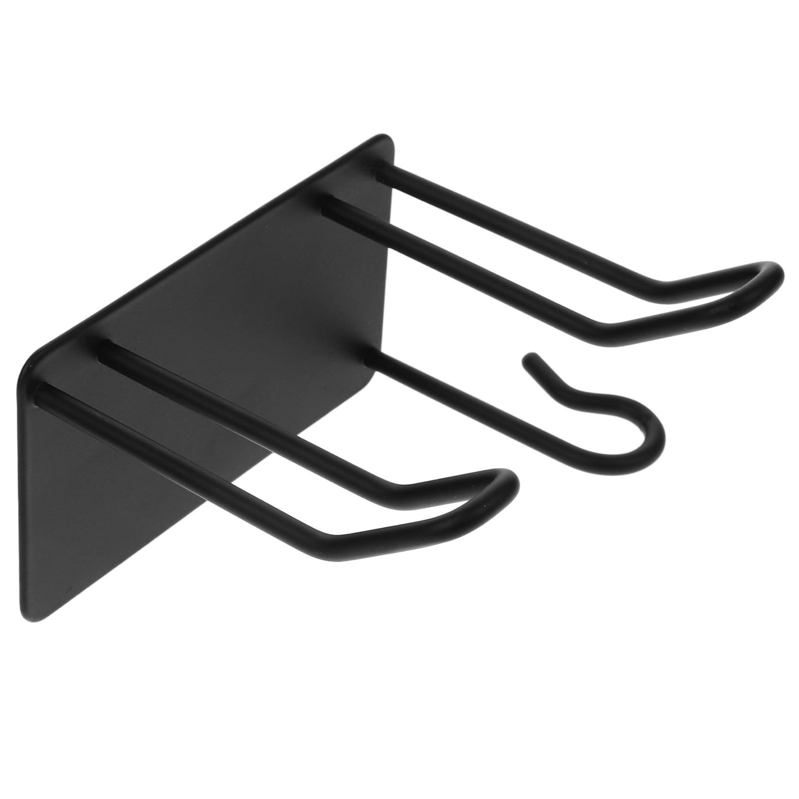 HOMEMAXS Handheld Steamer Wall Mount Holder in Black Stainless Steel ...