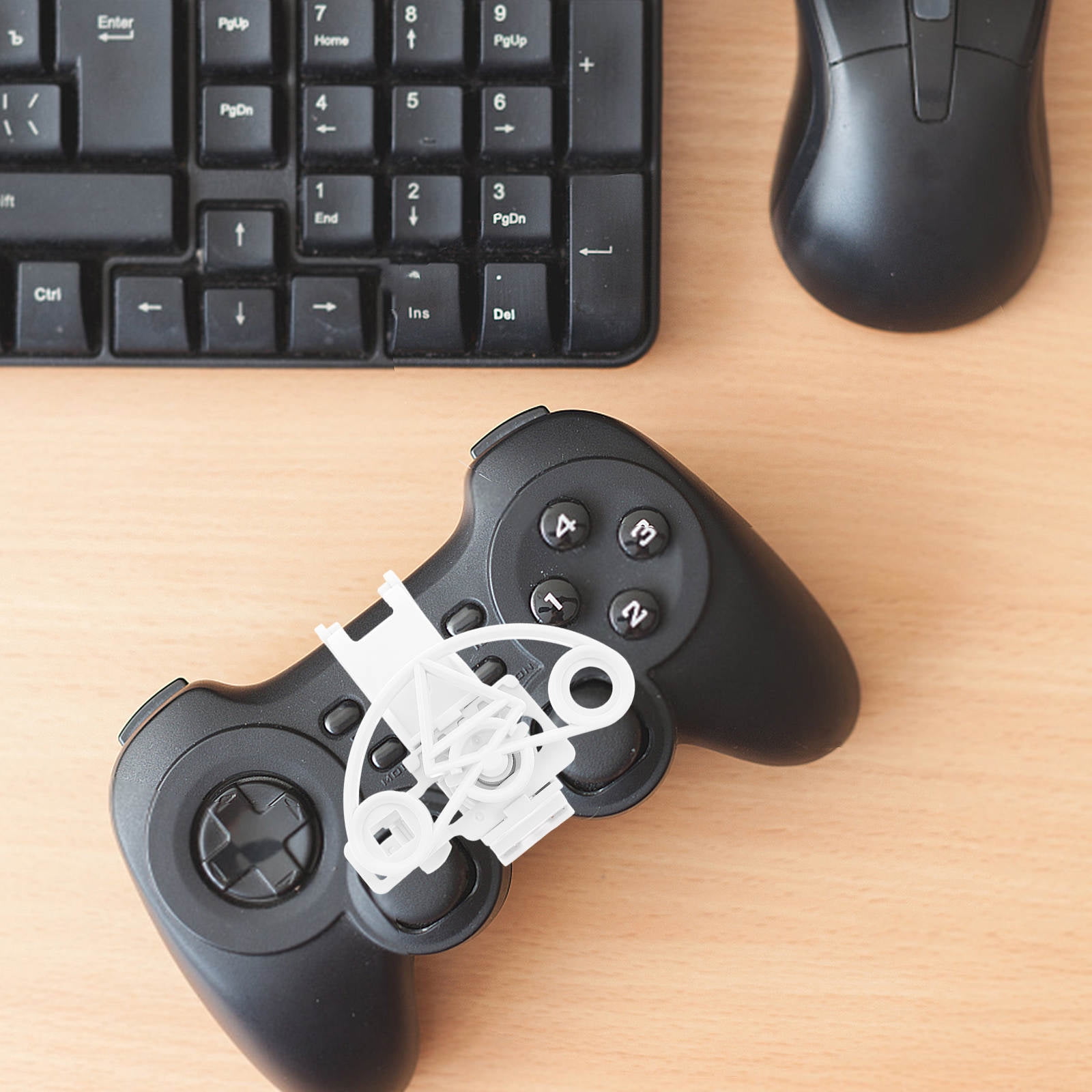 HOMEMAXS Steering Wheel Game Racing Gaming Wheel Car Driving Simulator ...