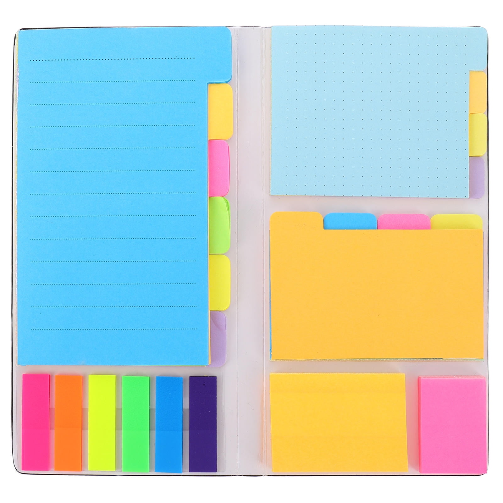 HOMEMAXS Sticky Tabs Combination Notes Utility Flag Sticker Notepad ...