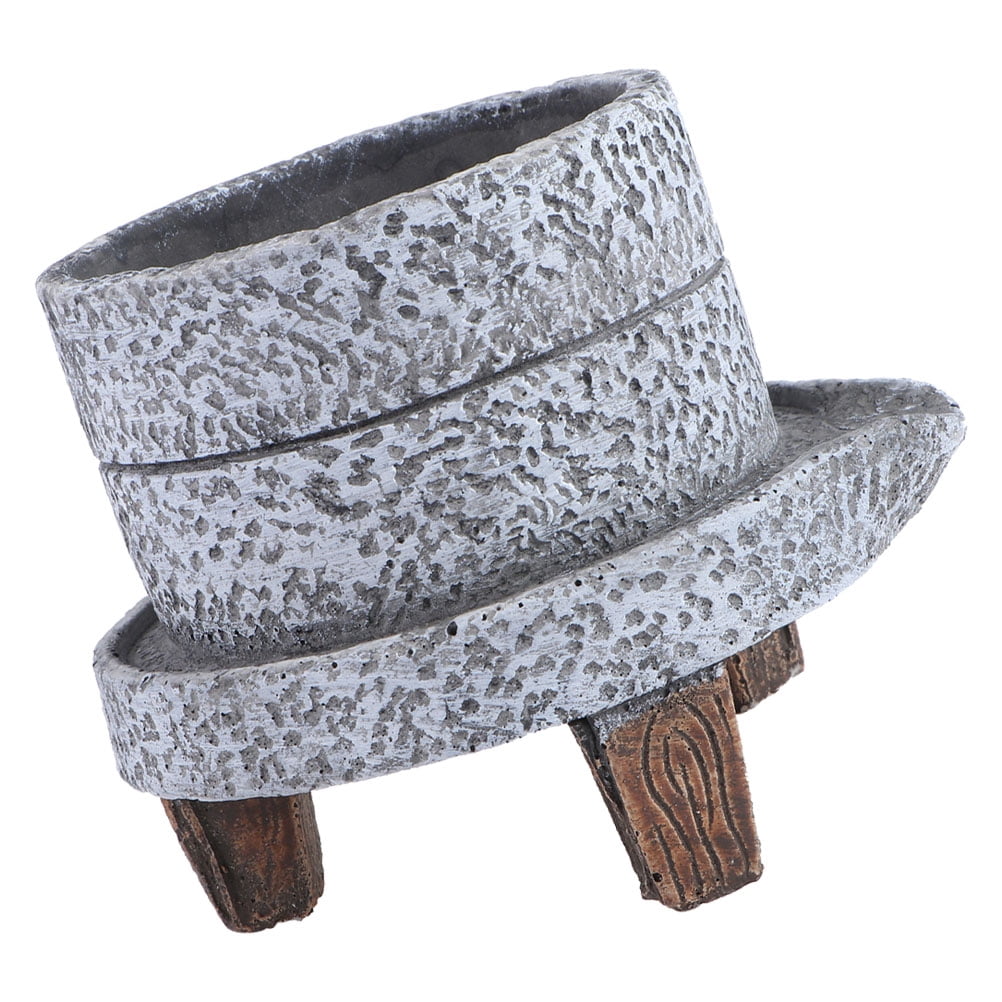 HOMEMAXS Stone Flower Pot Terracotta Planters Retro Decor Decoration ...