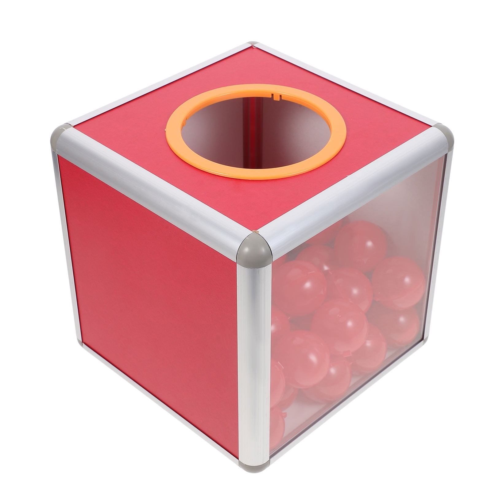 HOMEMAXS Storage Bins Aluminum Alloy Bins For Storage Clear Drawing ...