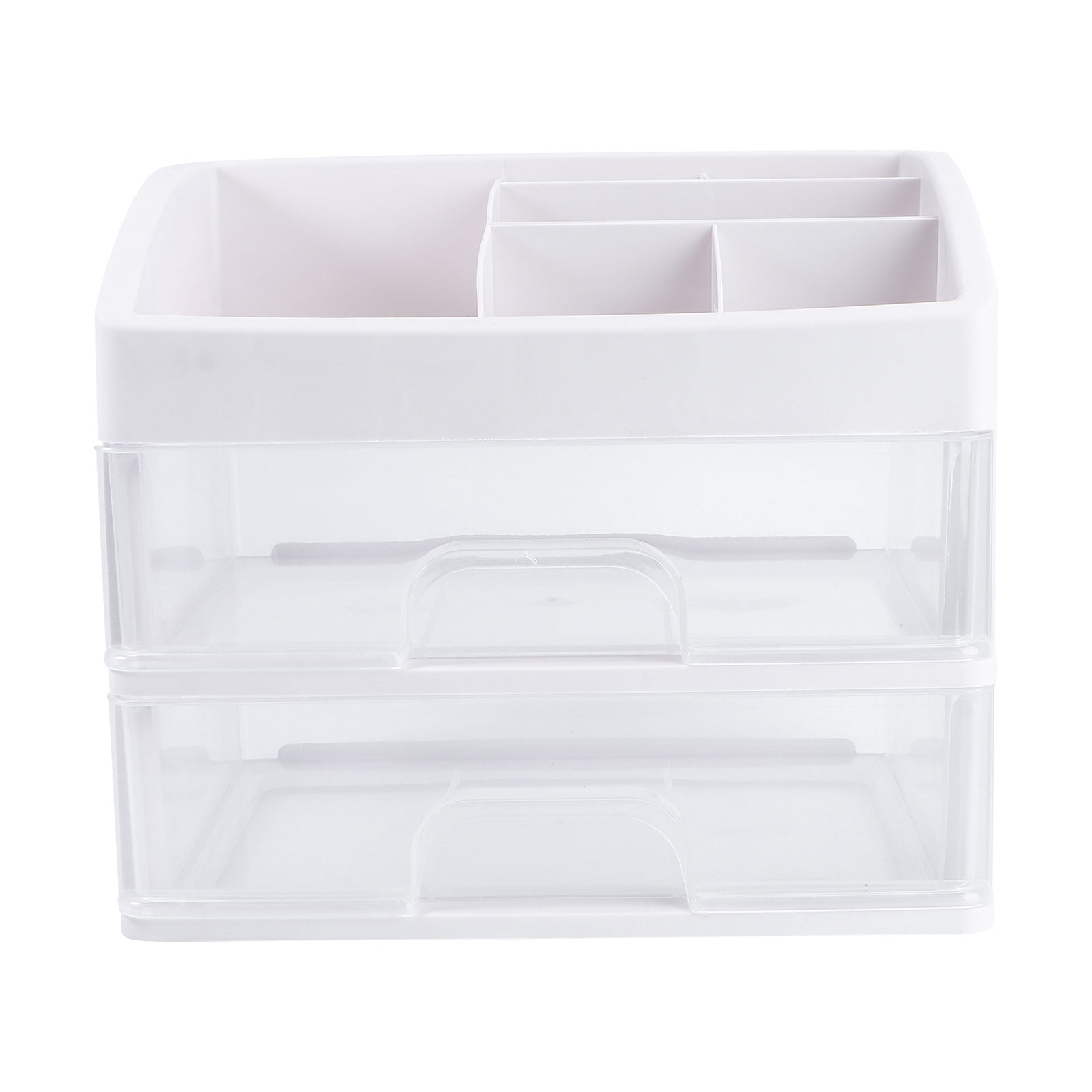 HOMEMAXS 1Pack White Plastic Storage Box for Students Dorm Use Large ...