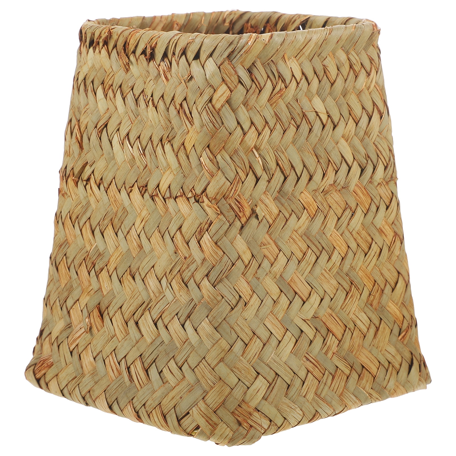 HOMEMAXS Straw Woven Flowers Vase Decorative Straw Vase Woven Flower ...