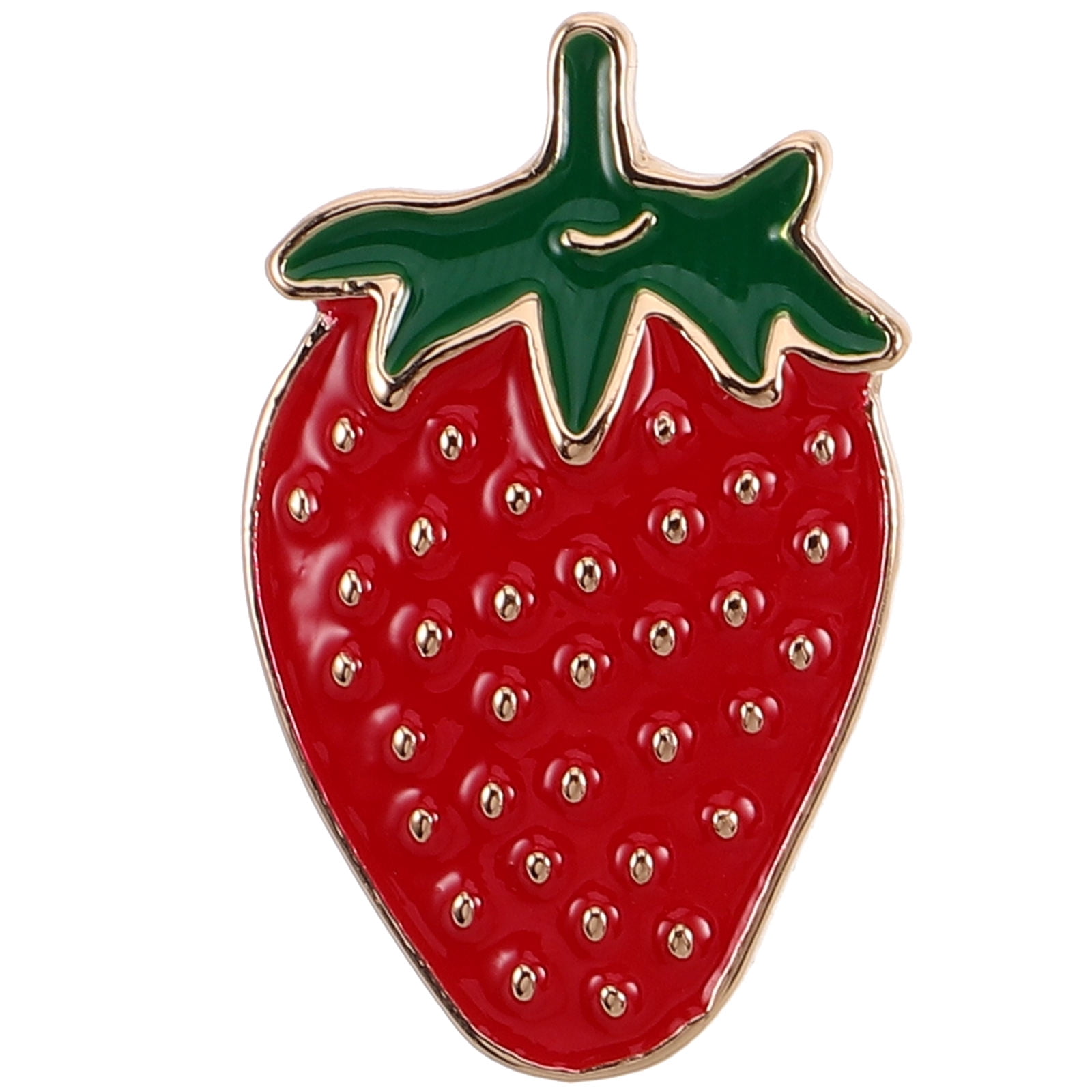 HOMEMAXS Strawberry Pin Strawberry Food School Teacher Lapel Pin Fruit ...