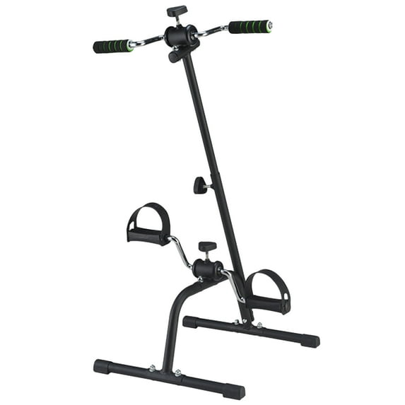 Black Mini Cycling Bike with Adjustable Resistance for Home Fitness and ...