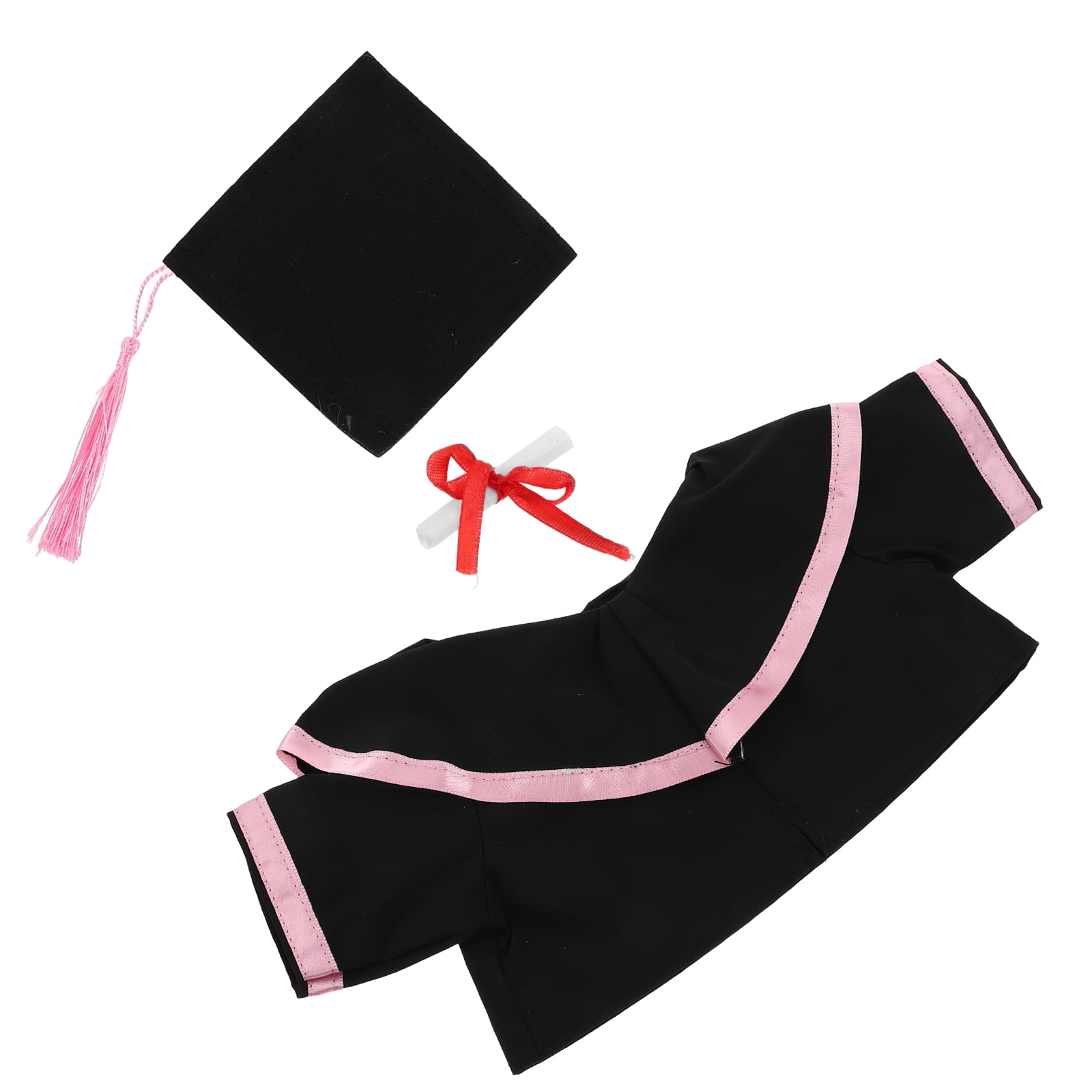 HOMEMAXS Stuffed Animal Graduation Outfit With Cap Shawl And Scroll ...