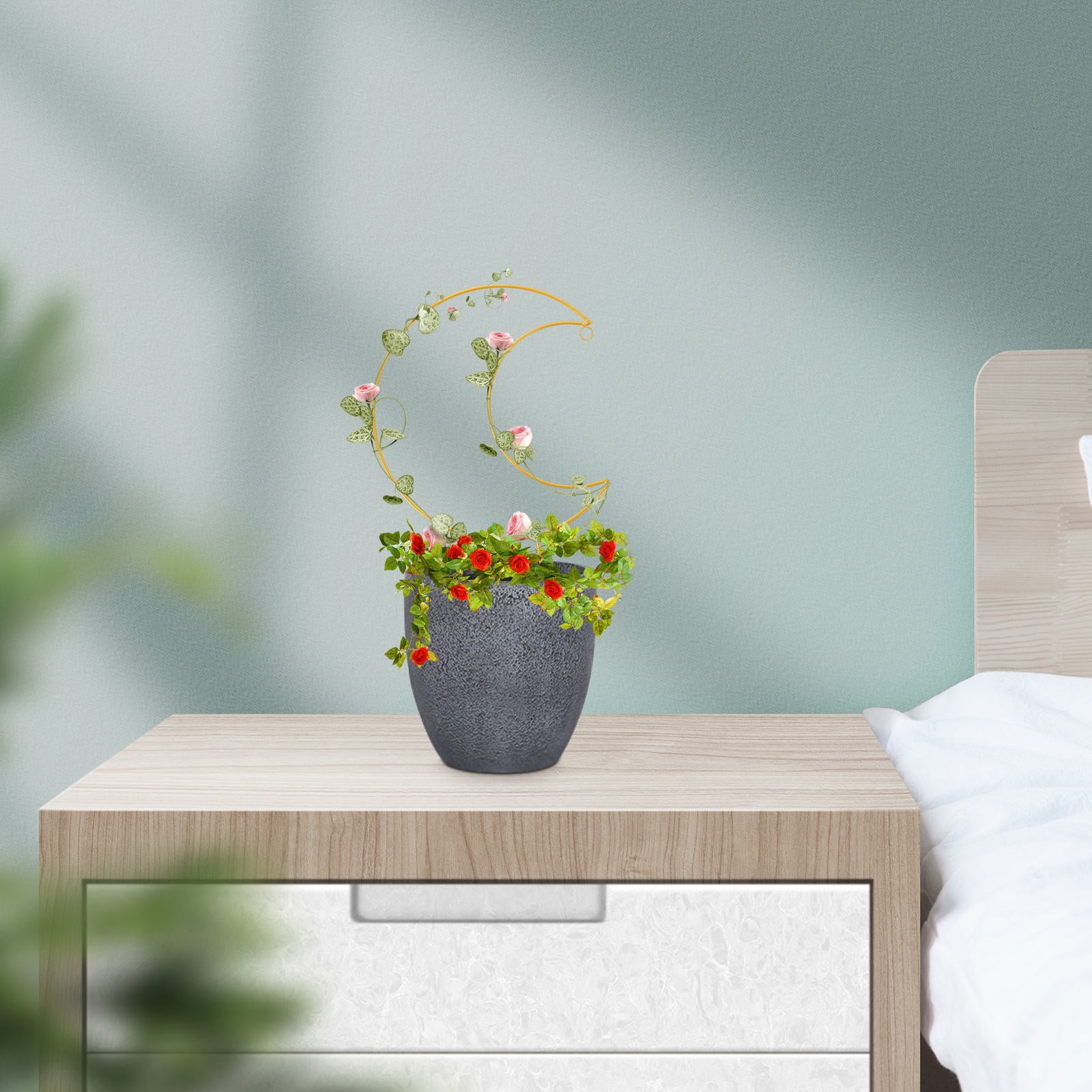 Supporting Racks Garden Trellis Stands with House Plants Indoors Live ...