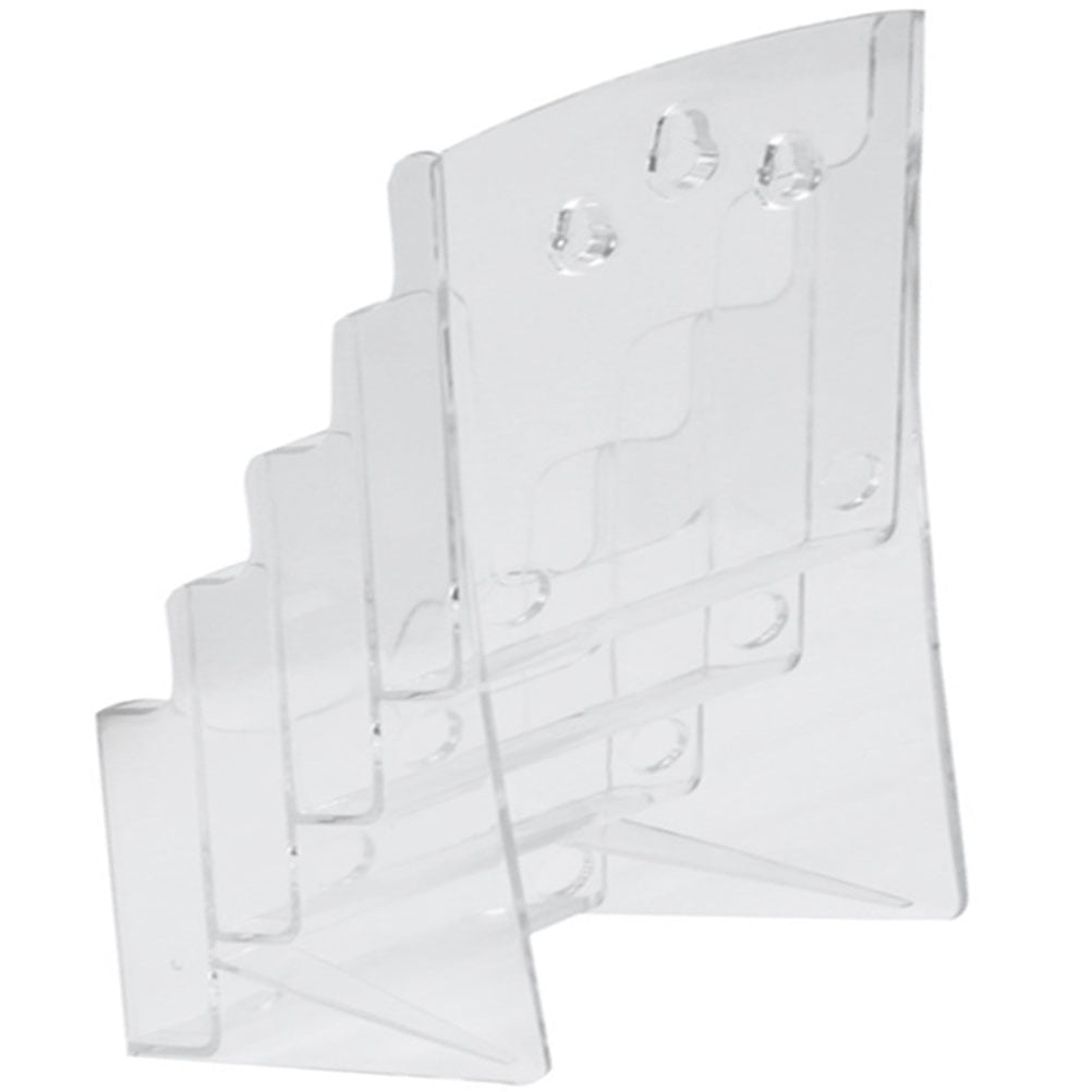 Transparent Desktop File Holder for Storage with Sloping Design Perfect ...
