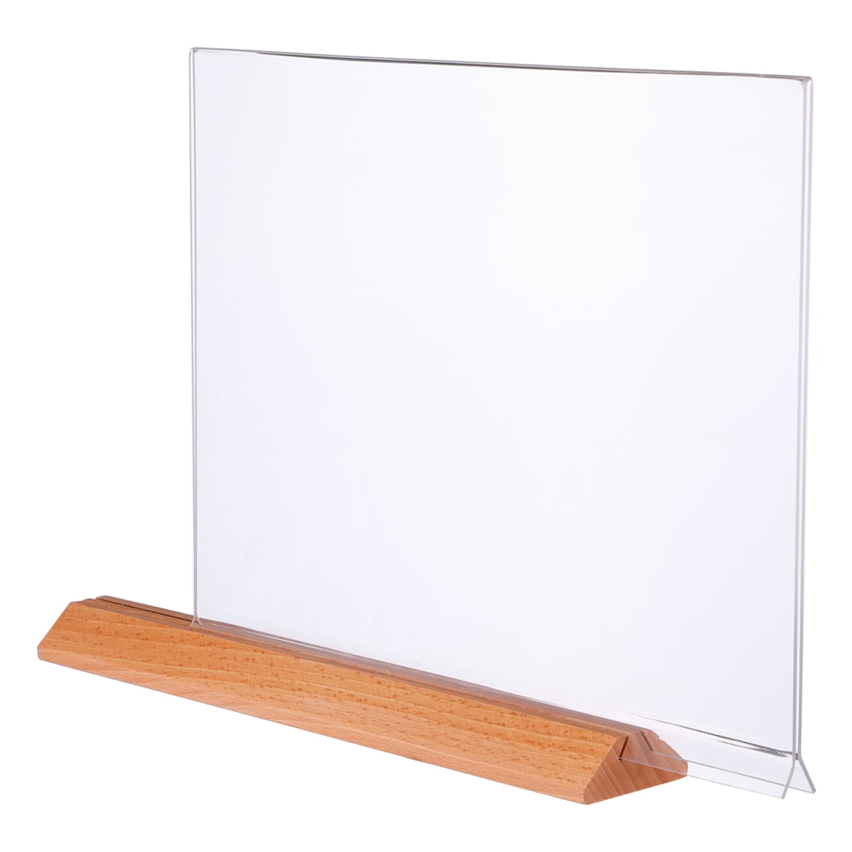 MOKKHNB Table Menu Holder Stand Display Stand Wood 1 Set - Walmart.com